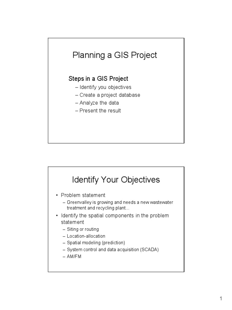 Steps in A GIS Project | PDF | Arc Gis | Spatial Analysis