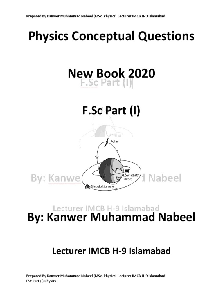 FSc Part I Physics Conceptual Questions | PDF | Waves | Rotation Around ...