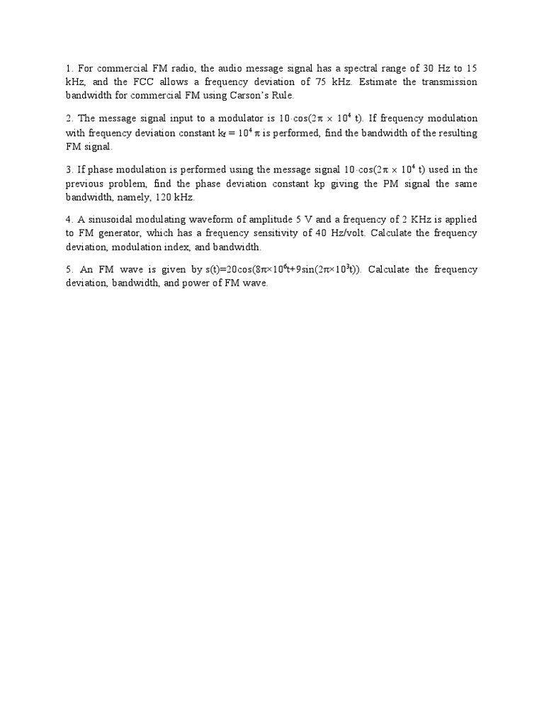 Unit 2 Problems | PDF