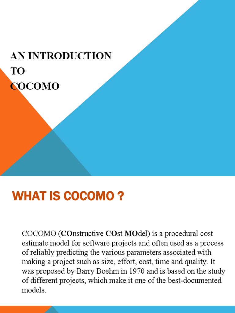 Understanding COCOMO for Software Estimation | PDF | Reliability ...