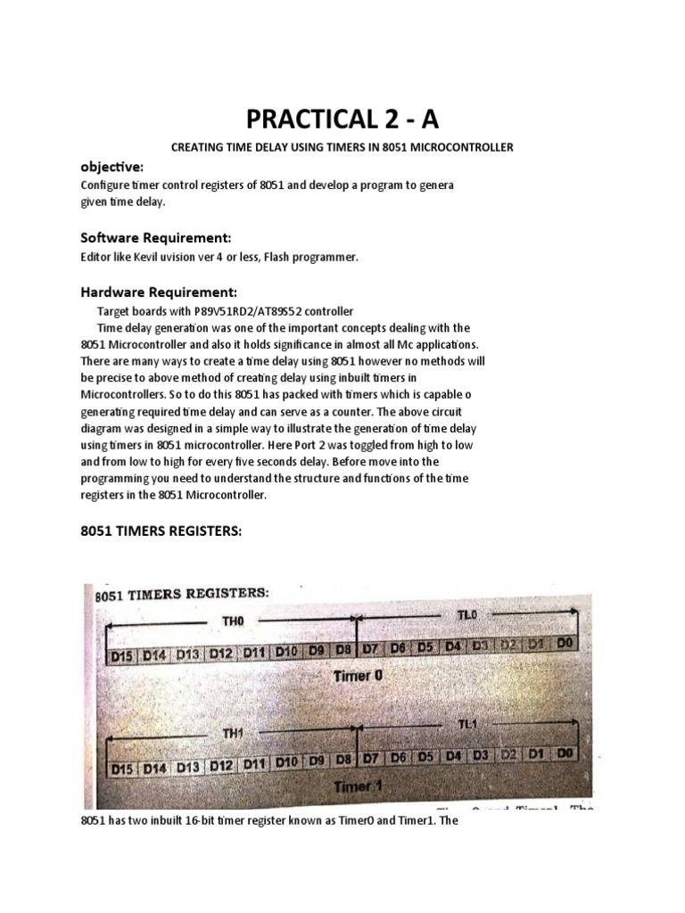 Practical 2 Pic | PDF | Timer | Microcontroller