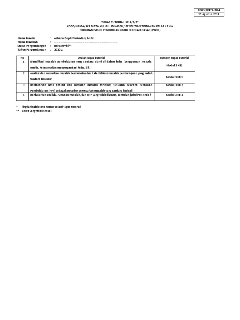 Tugas Tutorial 2 PTK | PDF
