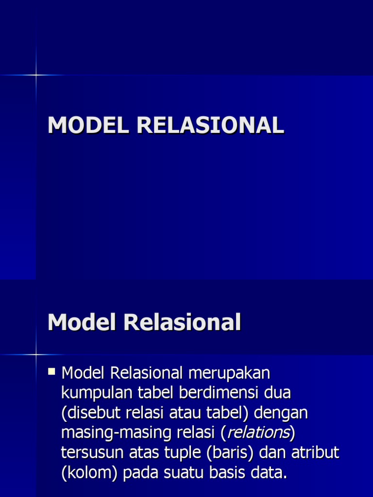 4 - Model Relasional | PDF 4 - Model Relasional | PDF