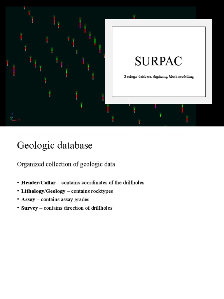 Geologic Database Digitizing Block Modeling | PDF