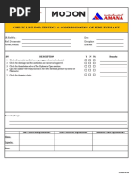 CHECKLIST - Fire Equipment Inspection - Hose Reels | PDF