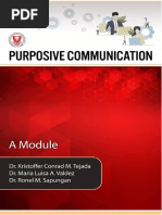 Purposive Communication Module 2 | PDF | Globalization | Communication