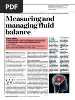 Fluid Balance Monitoring Poster | PDF | Dehydration | Heart Failure