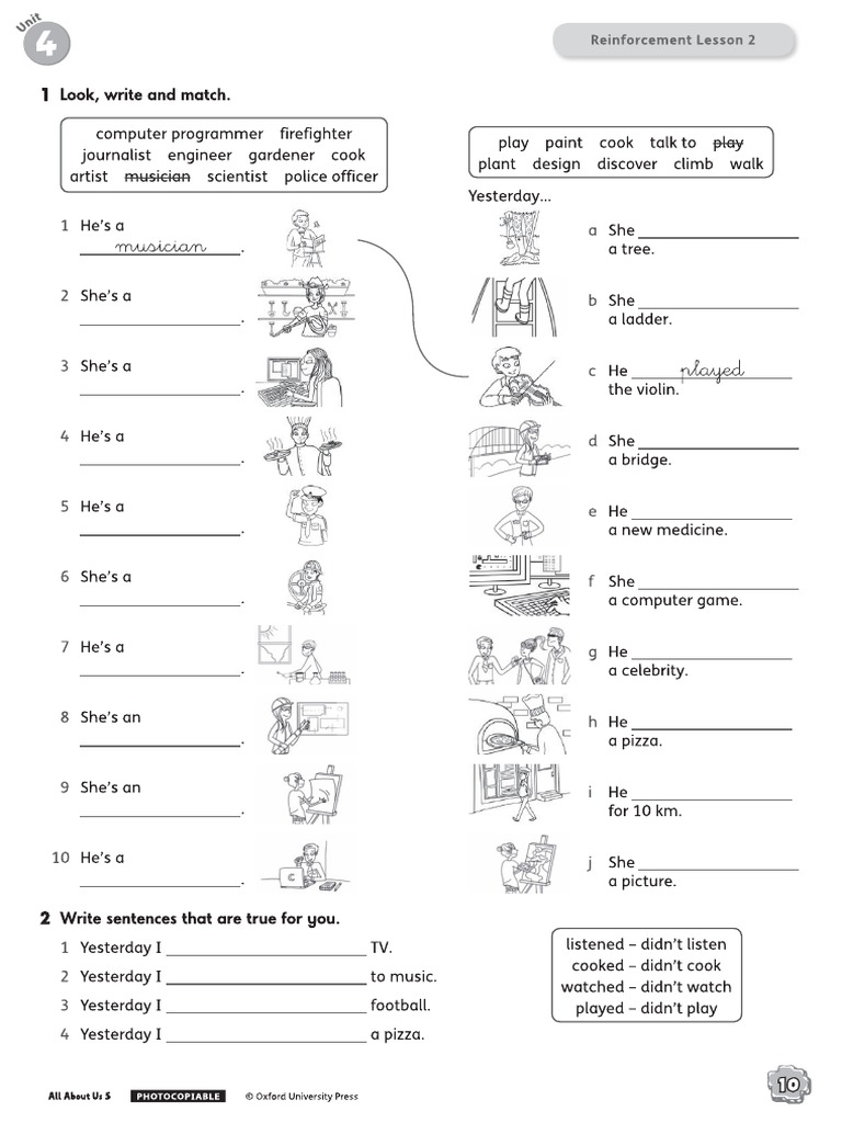 Unit 4 - All About Us 5 | PDF