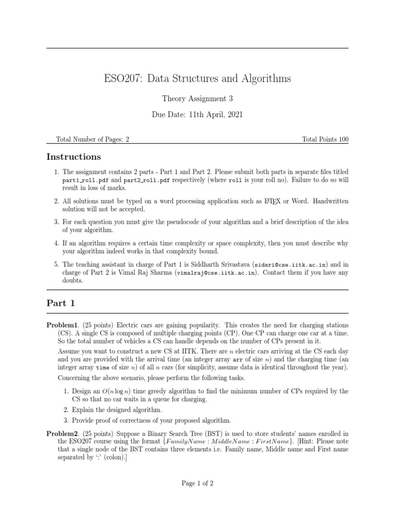 Dsa Assignment Theory | PDF | Time Complexity | Algorithms Dsa Assignment Theory | PDF | Time Complexity | Algorithms