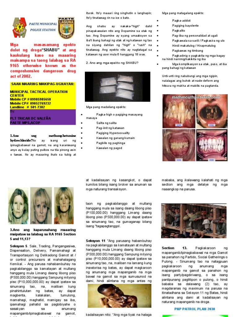 Anti Drugs Leaflets | PDF