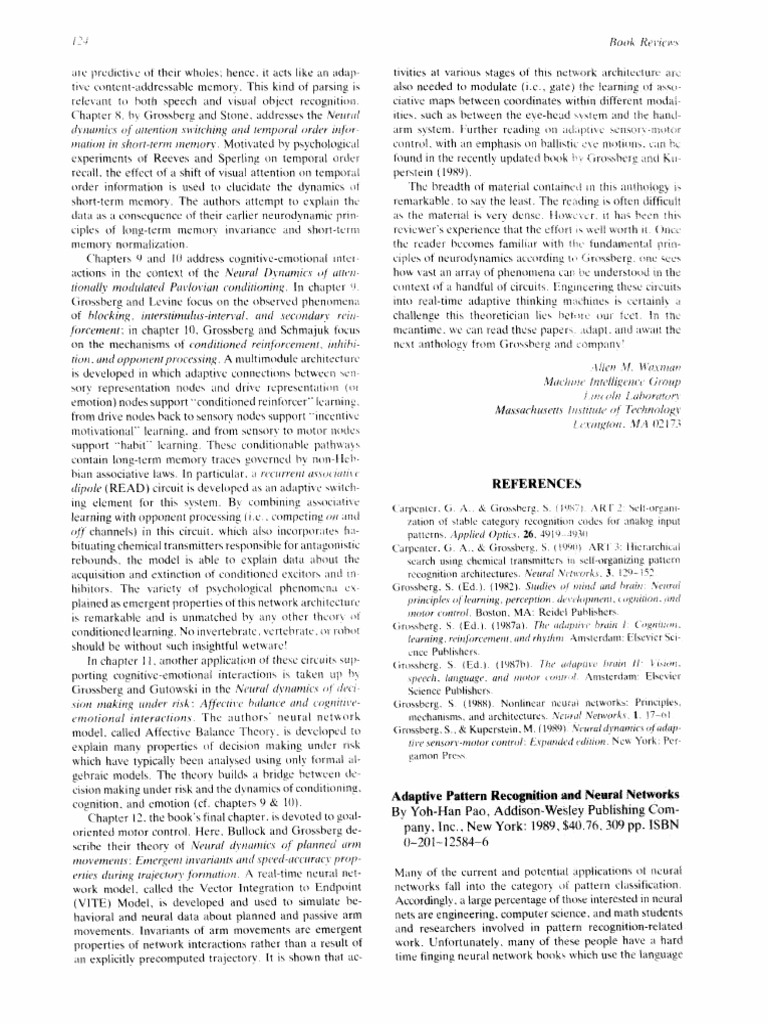 Adaptive Pattern Recognition and Neural | PDF | Statistical ...