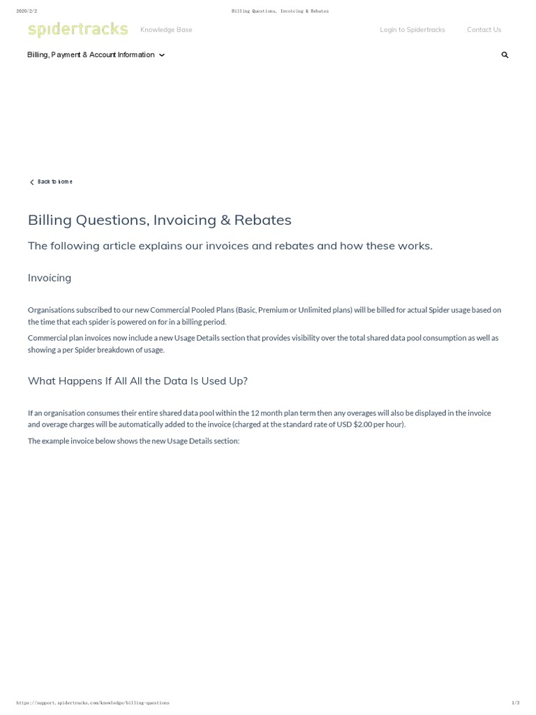 Billing Questions, Invoicing & Rebates | PDF | Rebate (Marketing) | Invoice