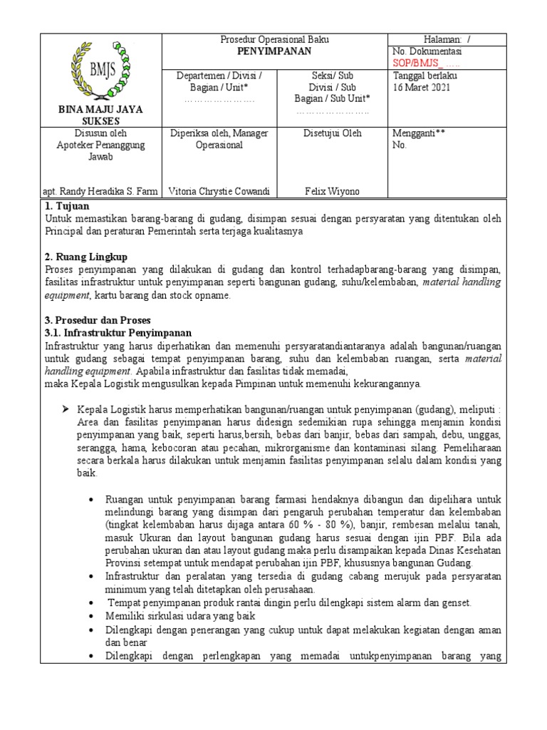 Pob Penyimpanan | PDF