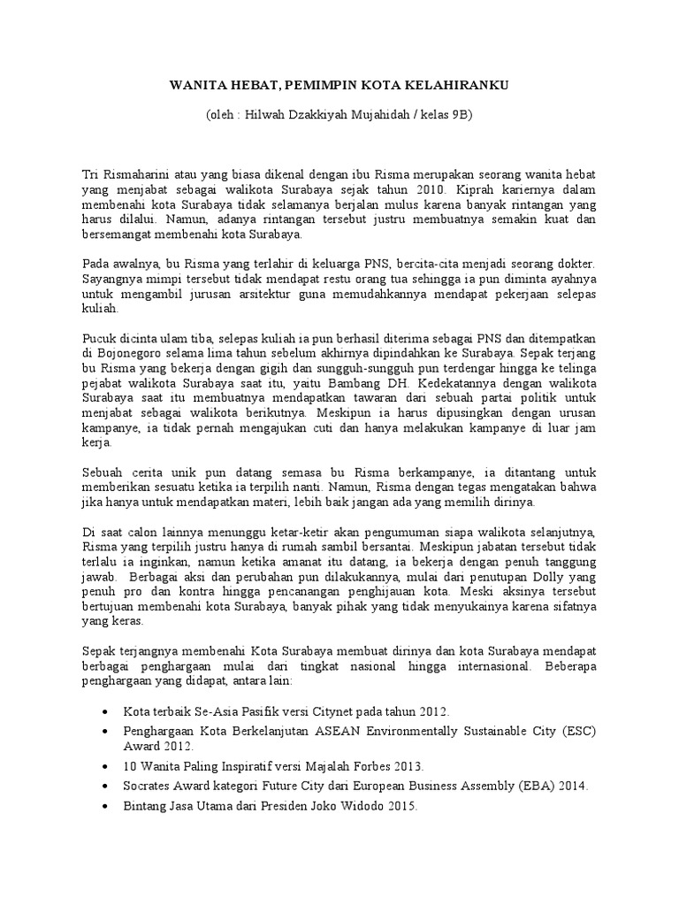 Inspirasi dari Tri Rismaharini | PDF | Ilmu Sosial