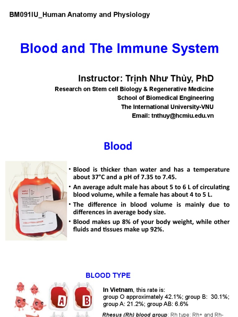 7 - Blood and The Immune System | PDF | Antigen | Immune System
