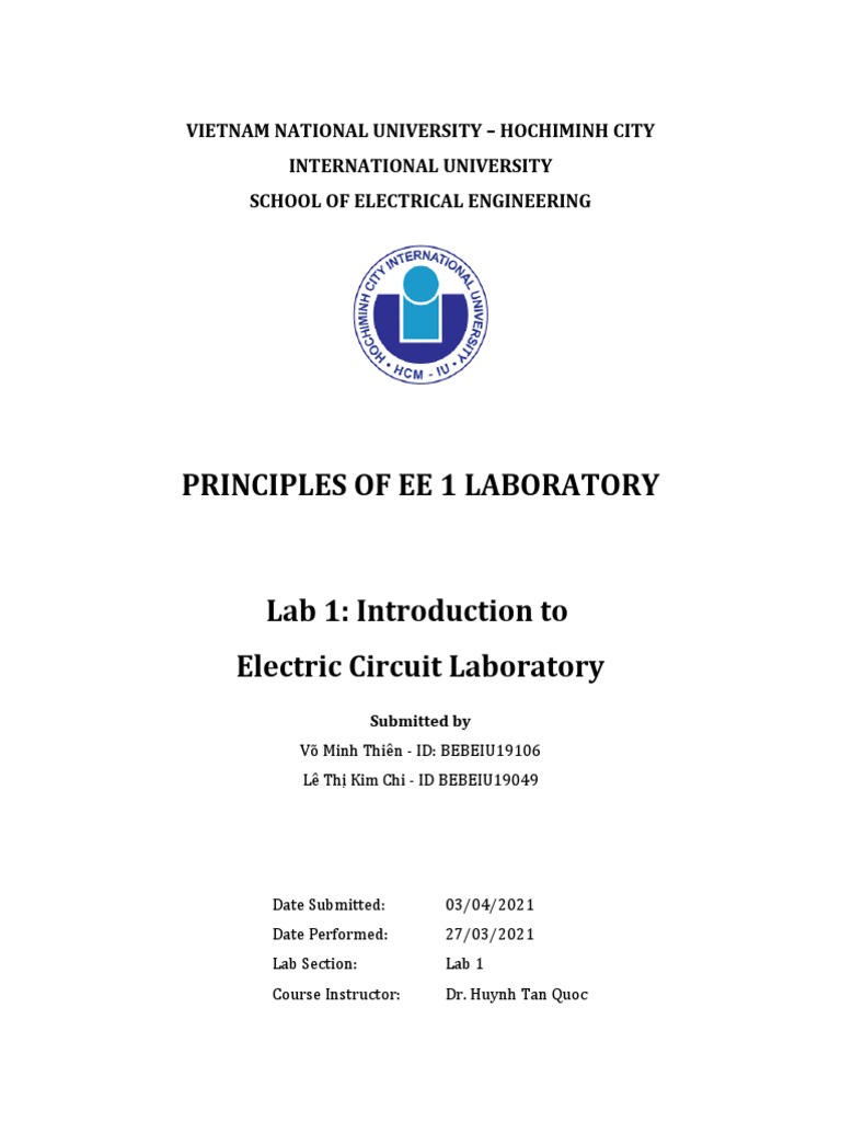 Principles of Ee 1 Laboratory | Download Free PDF | Resistor | Amplitude