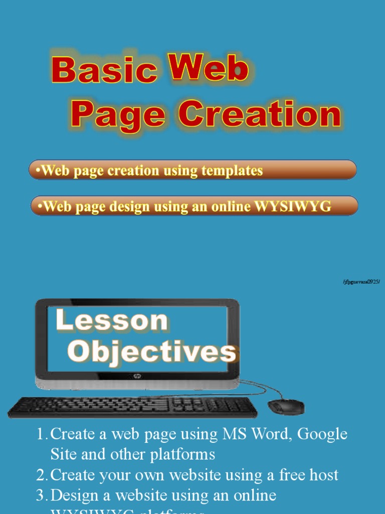 Basic Webpage Creation | PDF | Websites | World Wide Web