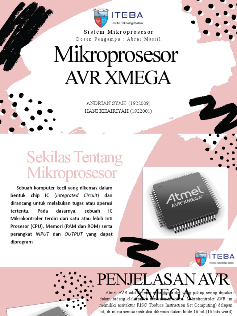 Presentasi Mikroprosesor AVR - XMEGA Pertemuan 3 | PDF