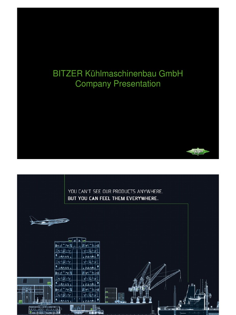 BITZER Company Presentation 2011 - EN - FINx | PDF | Air Conditioning | Manufactured Goods