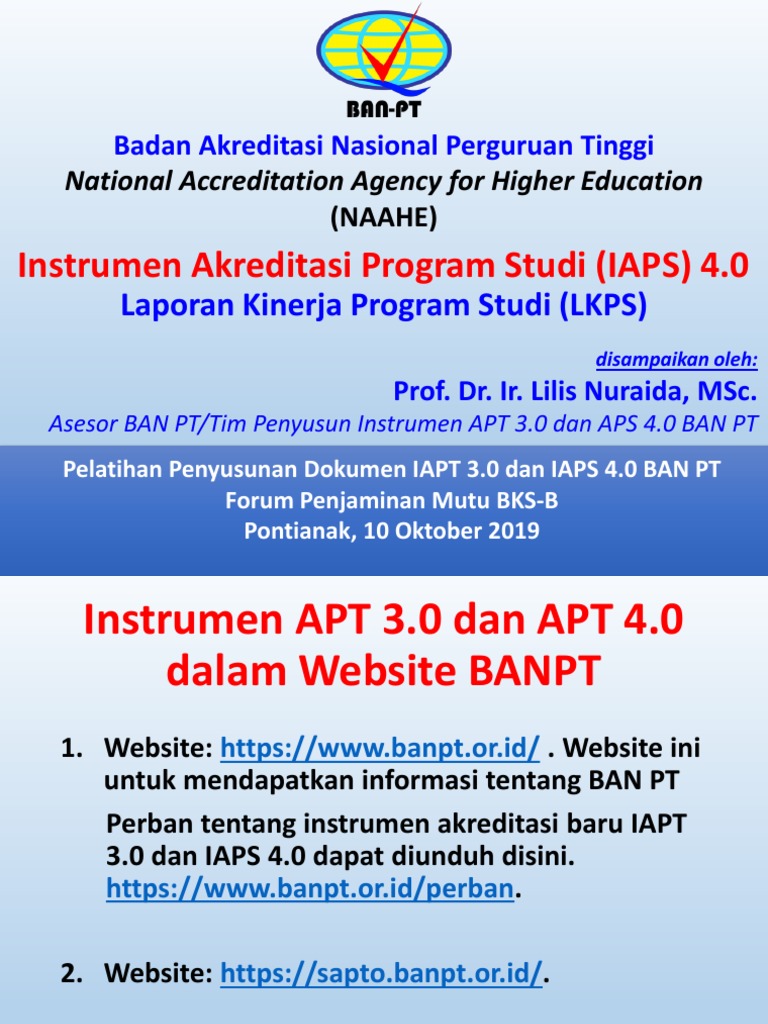 Penyusunan LKPS APS 4.0-PNK | PDF