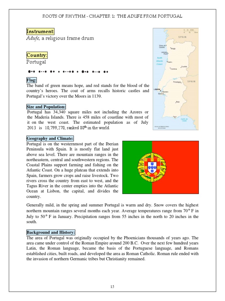 Adufe, A Religious Frame Drum: Instrument | PDF | Portugal | Iberian ...