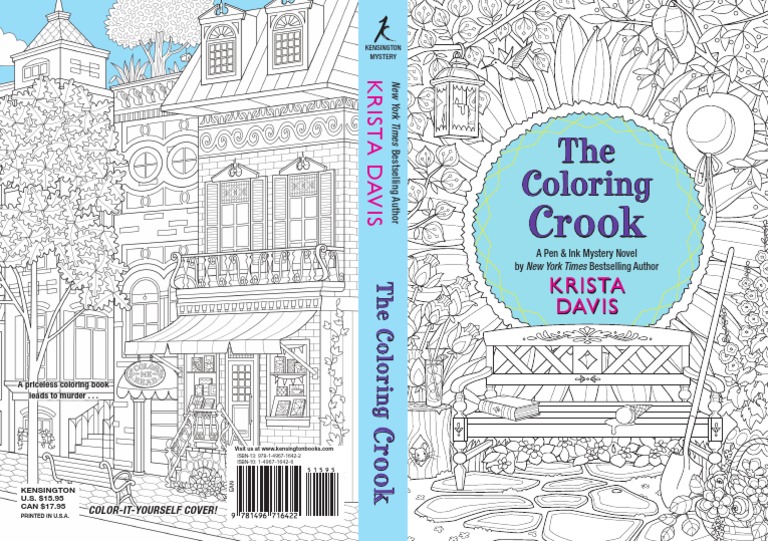 The Coloring Crook Downloadable Coloring Cover | PDF | Image Processing ...