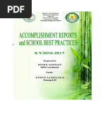 Department of Education: Narrative Report On Schools Best Practices On ...