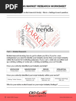 Market Strategy Worksheet | PDF | Marketing Strategy | Marketing