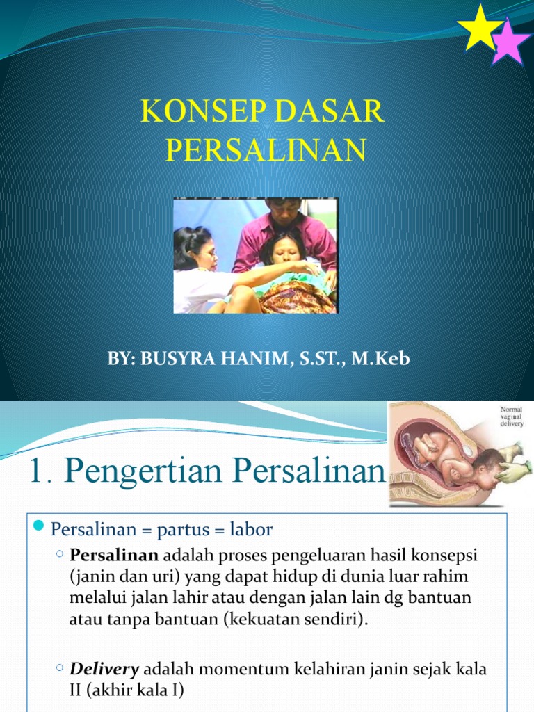 Konsep Dasar Persalinan | PDF