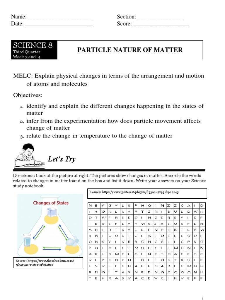 States of Matter and Phase Changes | PDF | Evaporation | Liquids