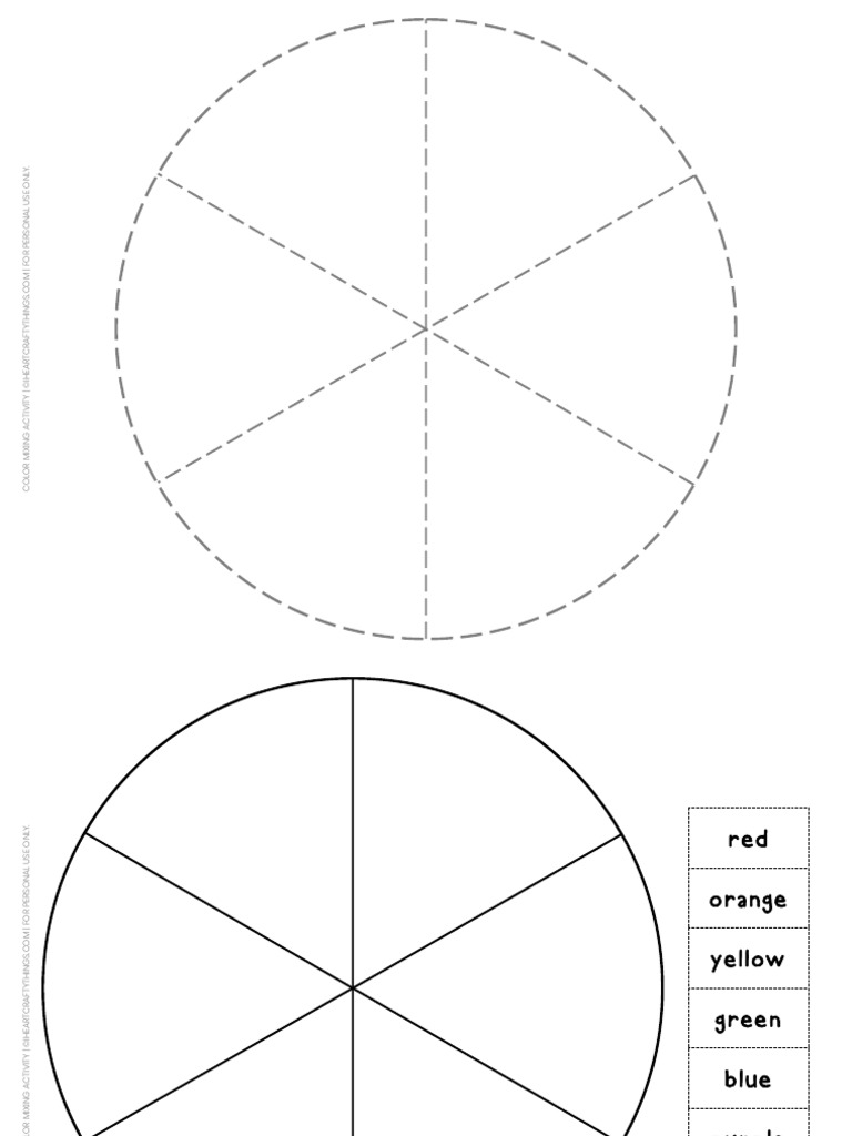 Color Wheel Craft Printable FINAL | PDF