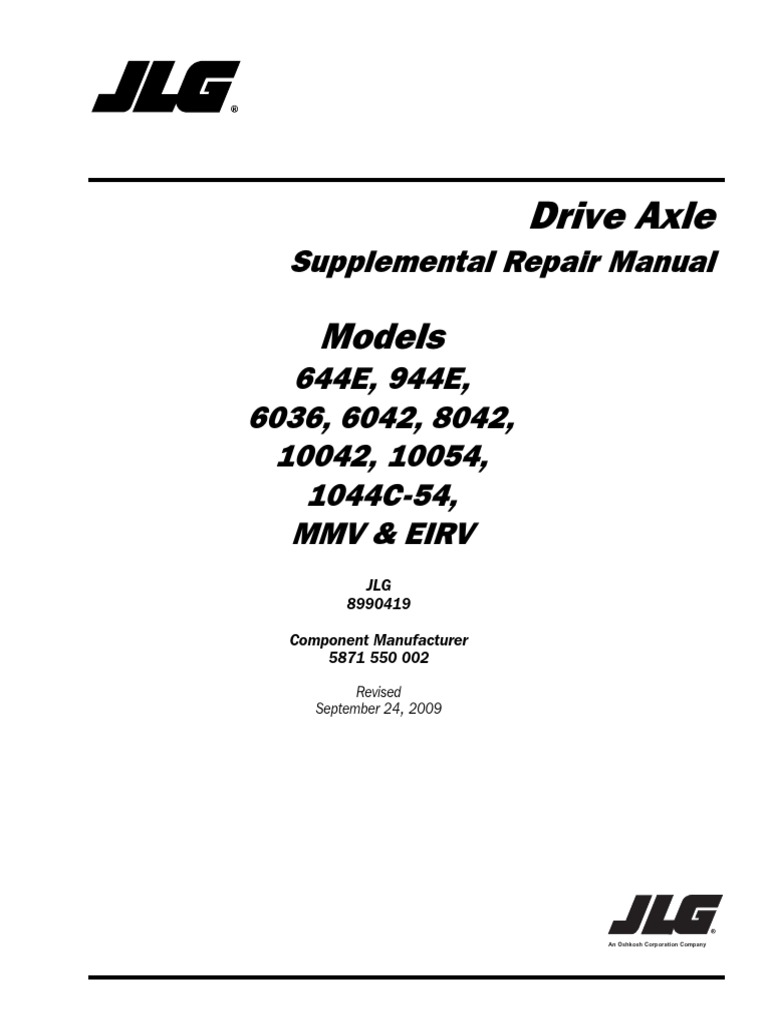 ZF Axle MS T 3045 Service Manual | PDF | Business