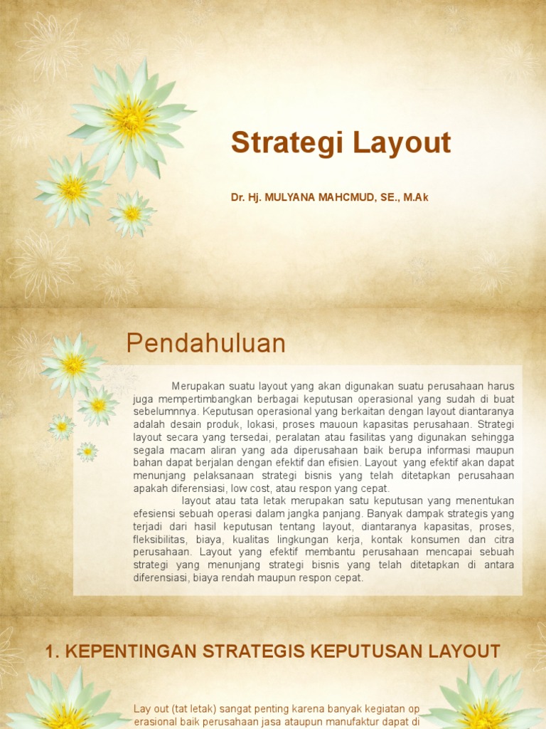 Strategi Layout | PDF