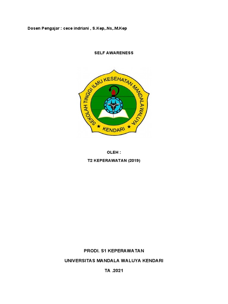 Contoh dan Pentingnya Self Awareness | PDF | Pengembangan Diri | Sains ...