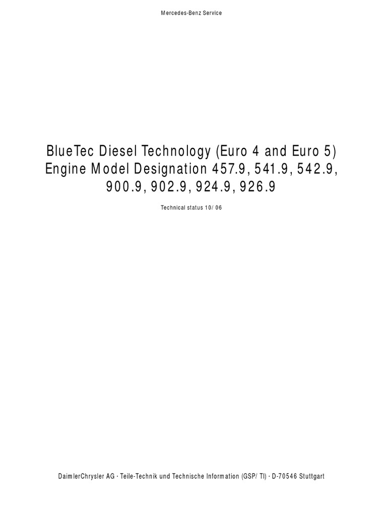 Blue Tec Brochure EN | PDF | Exhaust Gas | N Ox