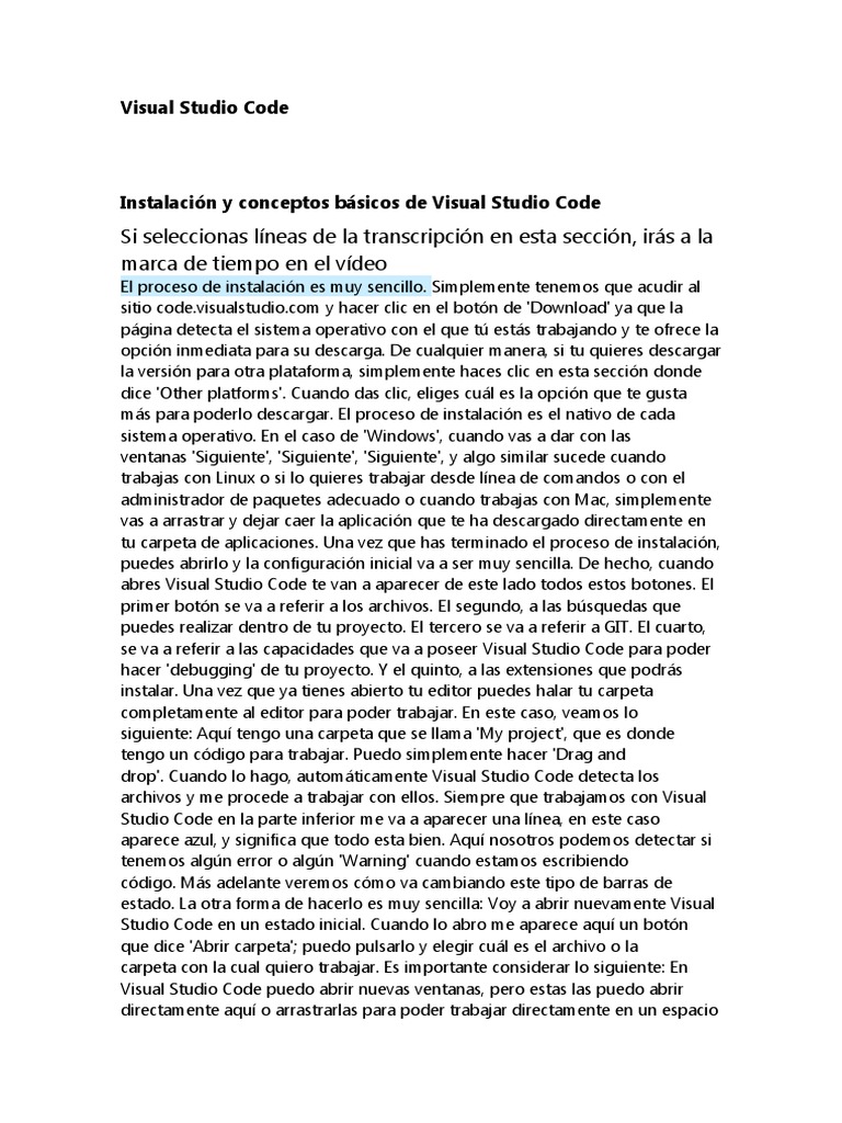 Visual Studio Code | PDF | Archivo de computadora | Expresión regular