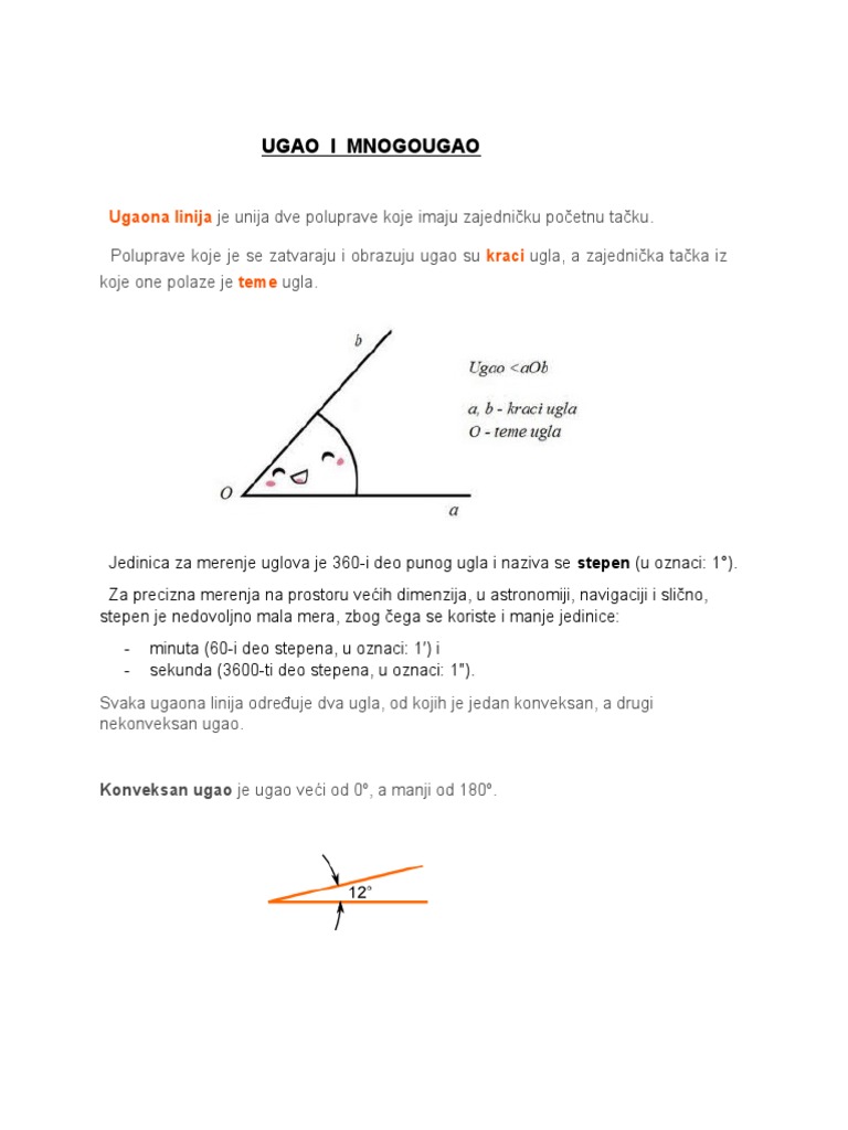 Ugao I Mnogougao | PDF