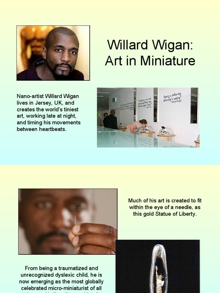 Willard Wigan: Master of Miniature Art | PDF | Scarecrow (Oz) | Oz ...