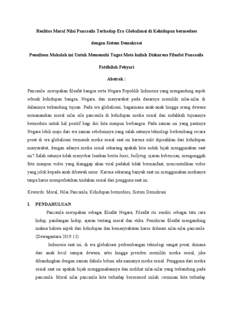 Tugas PKN Paper Feby | PDF