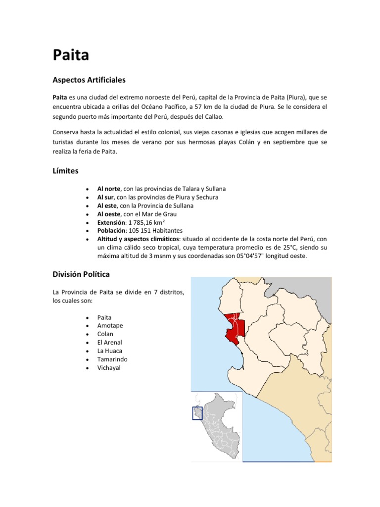 Paita | Naturaleza