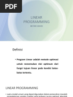 Modul Metode Simpleks | PDF | Bisnis | Metode & Bahan Ajar