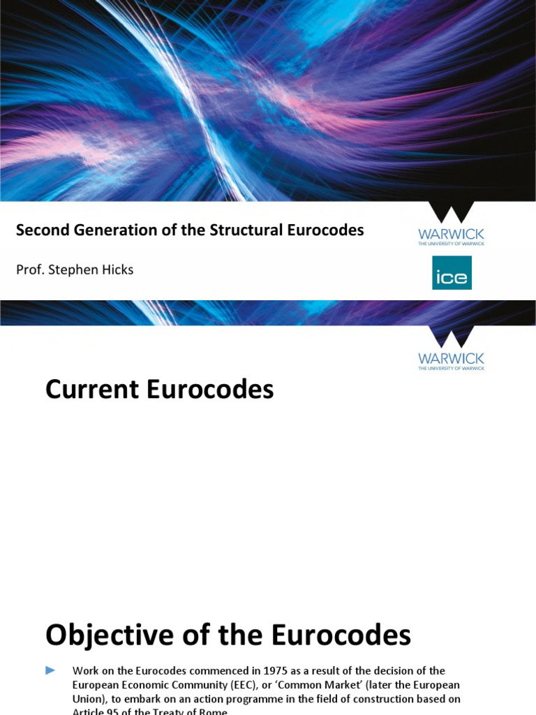Second Generation of The Structural Eurocodes | PDF | Economic Sectors ...