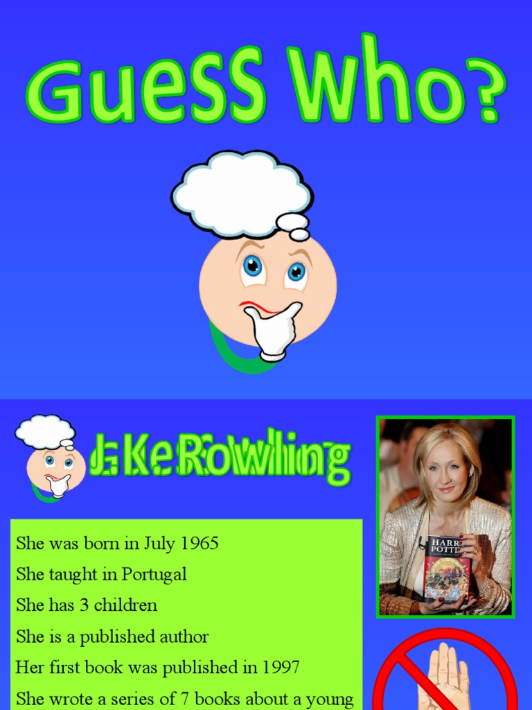 Famous People Guess Who | PDF