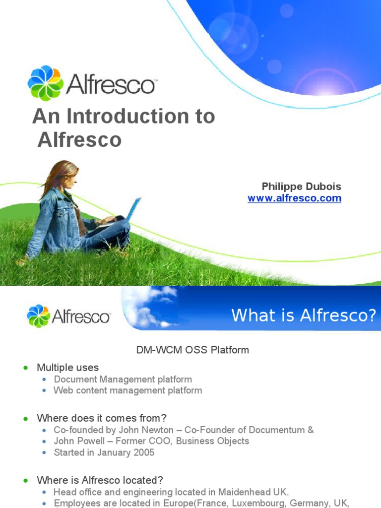 An Introduction To Alfresco: Philippe Dubois | PDF