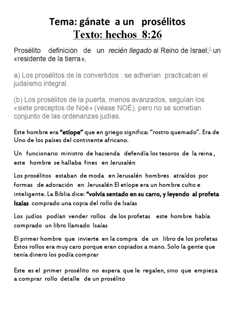 Ganate A Un Proselito | PDF | Bautismo | Evangelización
