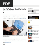 Essential Magic Keyboard Shortcuts for iPad | PDF | Ios | I Pad