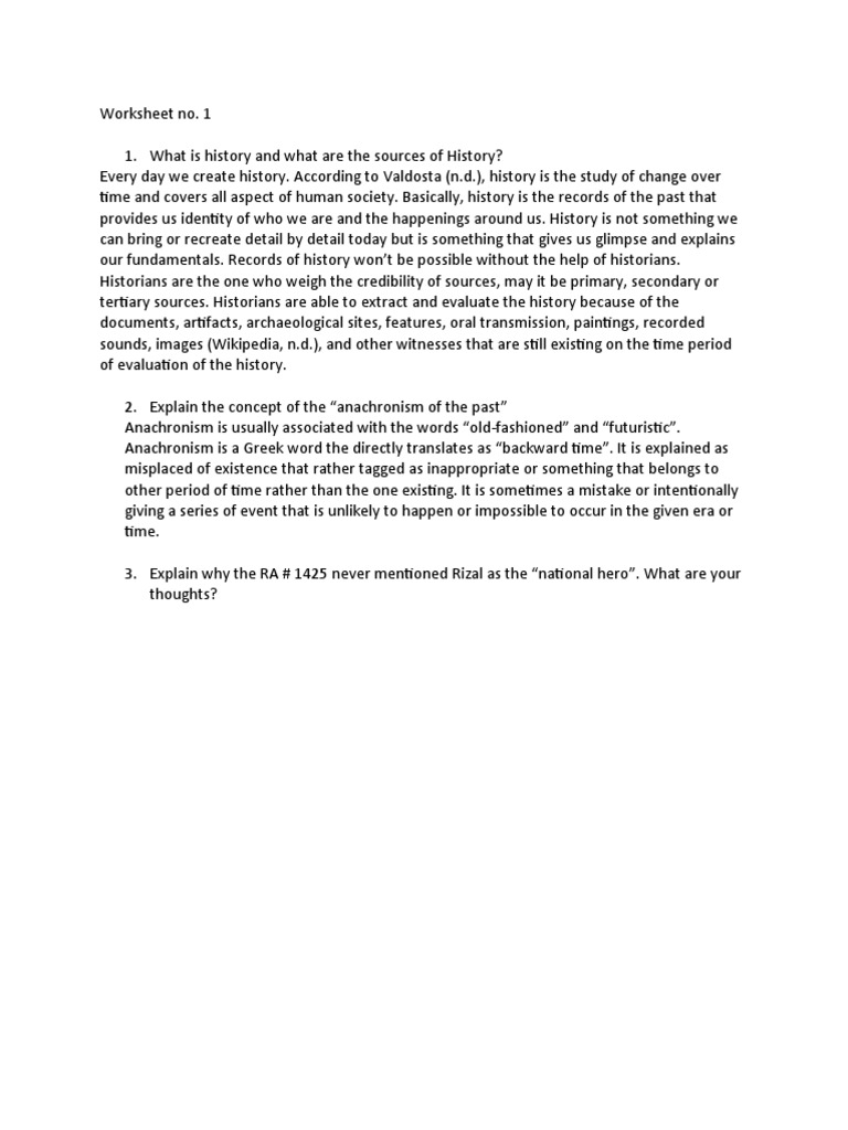 Understanding History & Anachronism | PDF