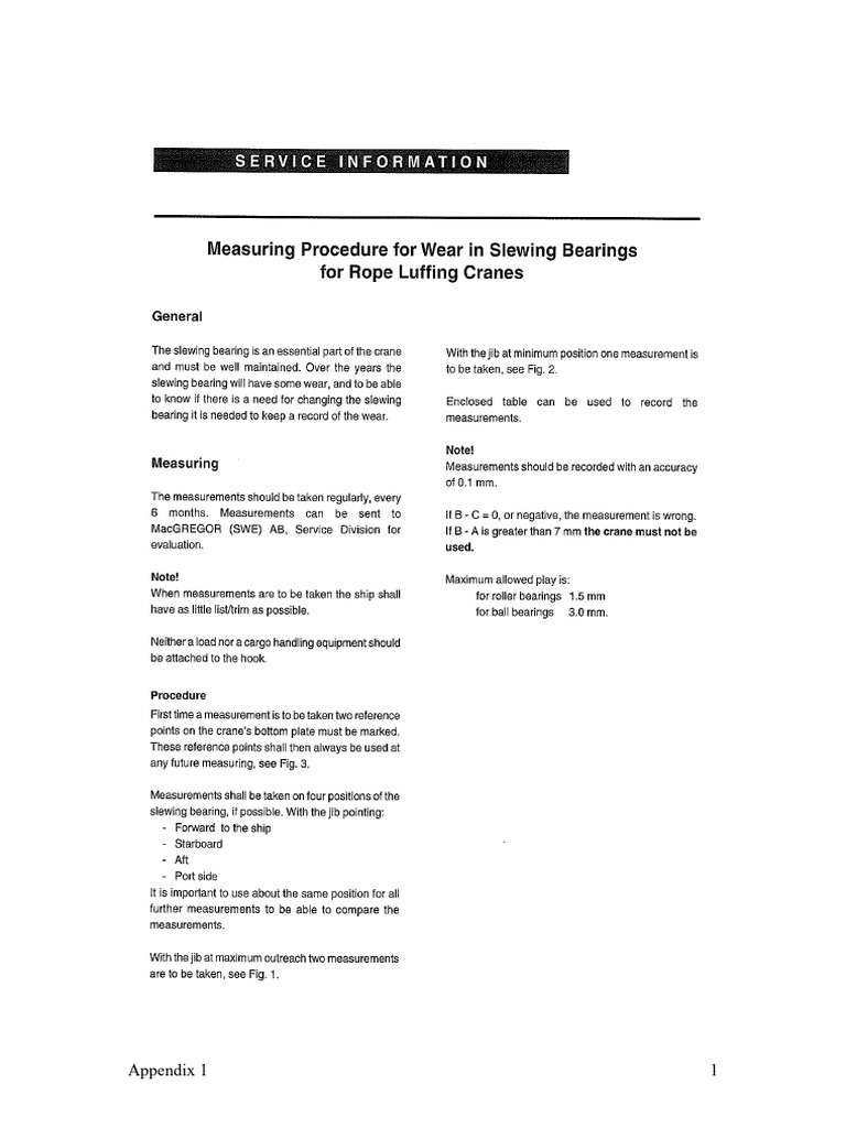 Deck Cranes Rocking Test Procedure | PDF