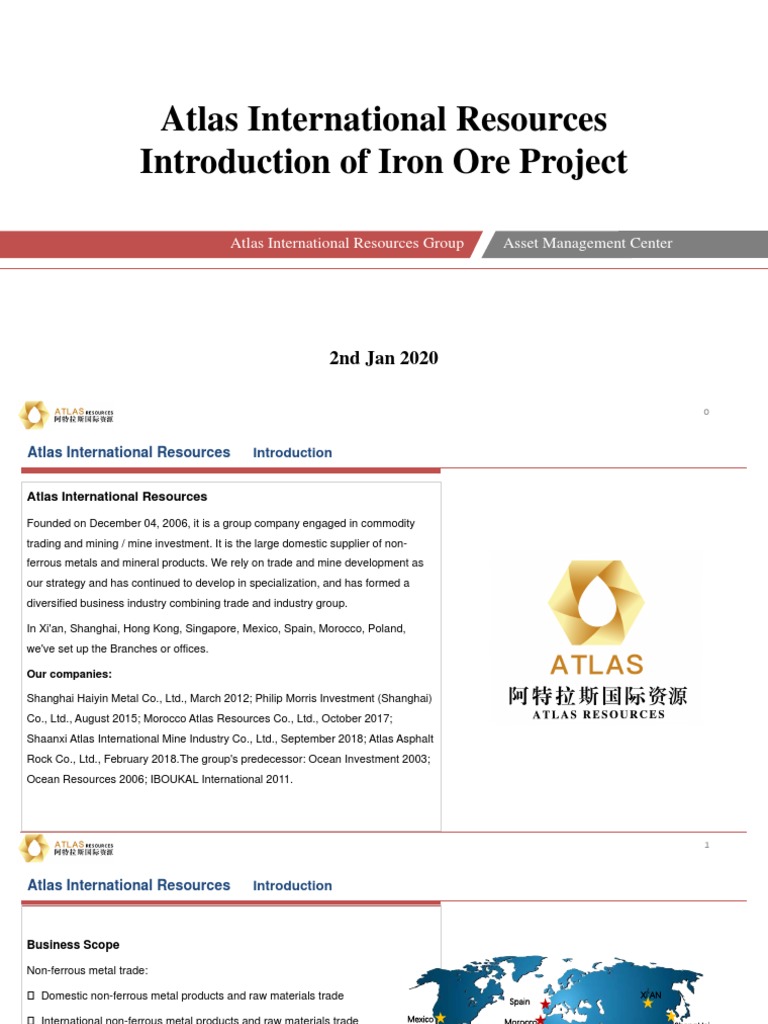 Atlas Projects | PDF | Mining | Steel