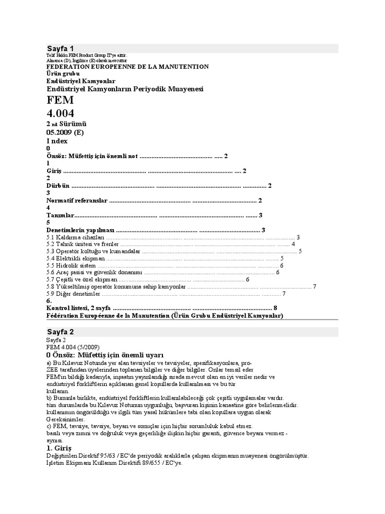 Fem 4.004 | PDF
